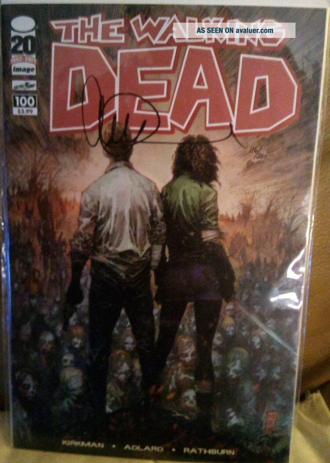 Walking Dead 100 ONLY 200 EVER Signed By Charlie Adlard First App Of ...
