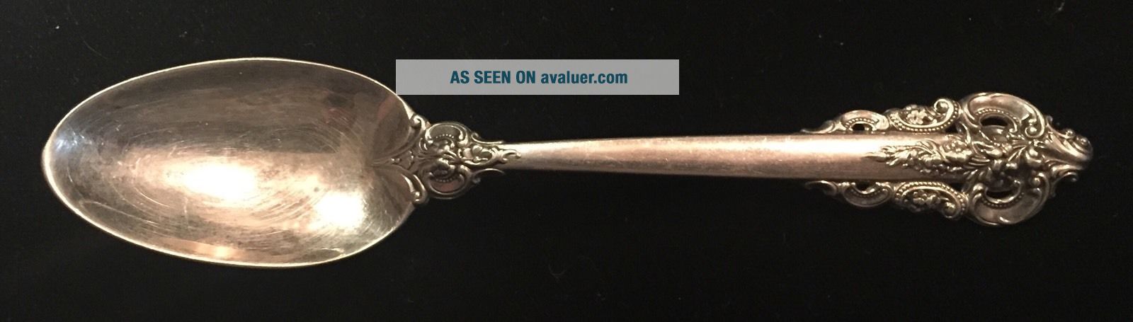 Sterling Silver Flatware - Wallace Grande Baroque Teaspoon | #2389547