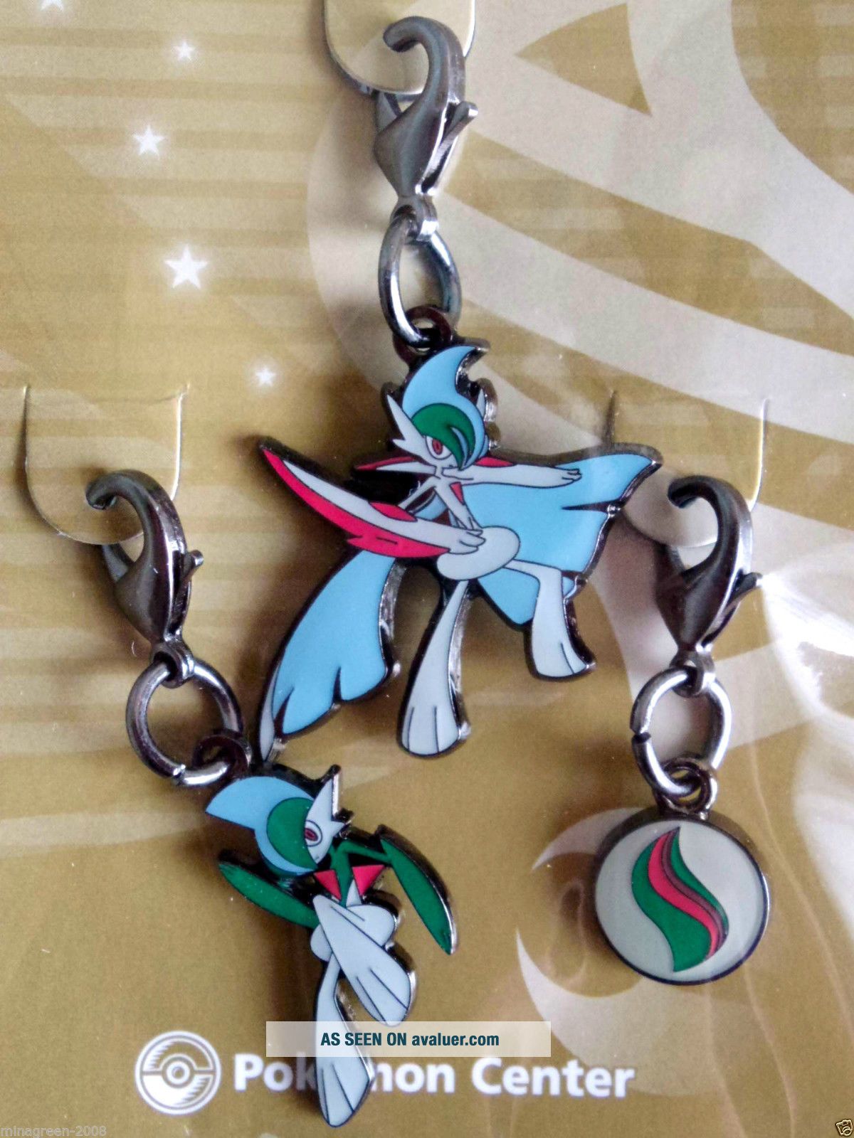 BNIP JAPAN Pokemon Center Limited Mega Evolution Metal Charm Mega ...