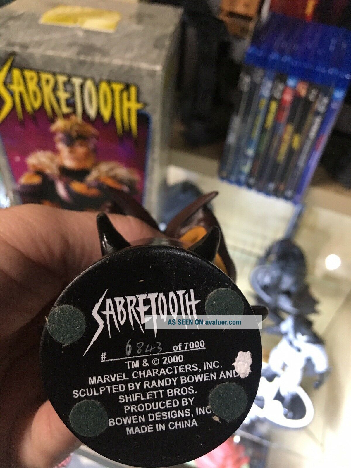 2000 Bowen Designs Sabretooth Mini Bust Statue Xmen | #2514356