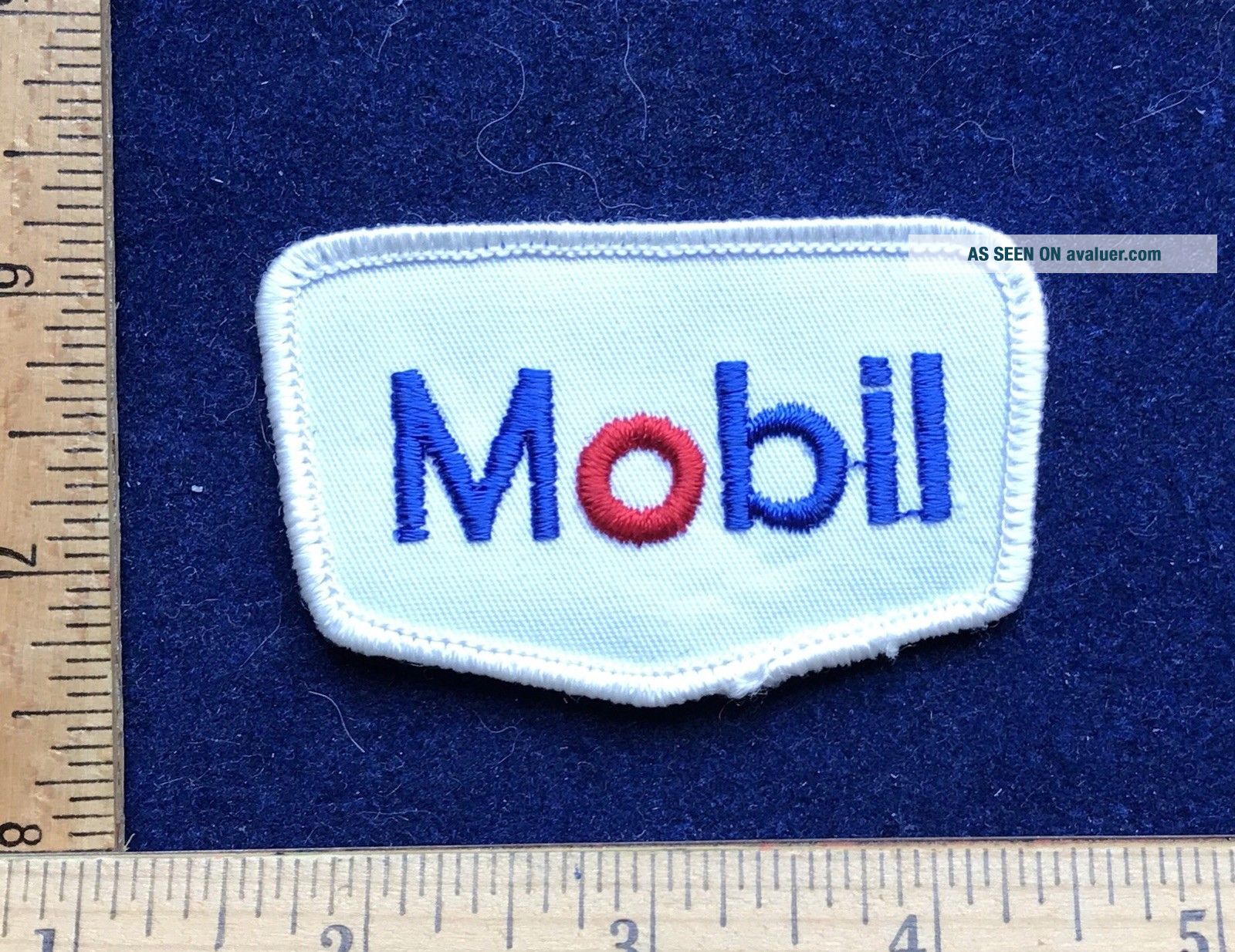 Vintage Mobil Gas Oil Station Uniform Patch | #2426969