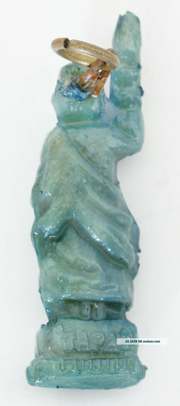 1940’s Vintage Celluloid GREEN STATUE OF LIBERTY Charm - Prize ...
