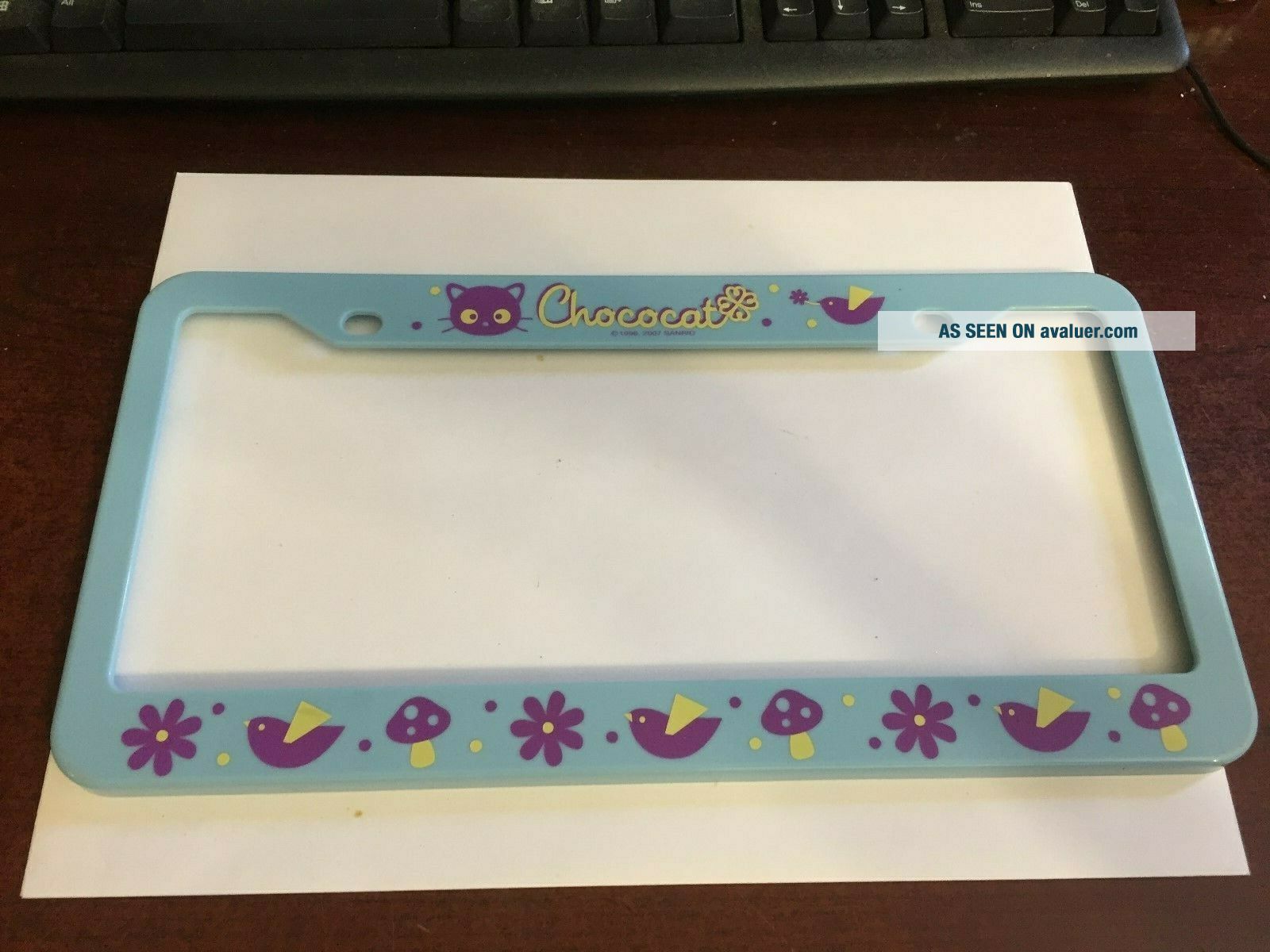 Sanrio Chococat Plastic License Plate Cover Cat Kitten Japan | #2481296