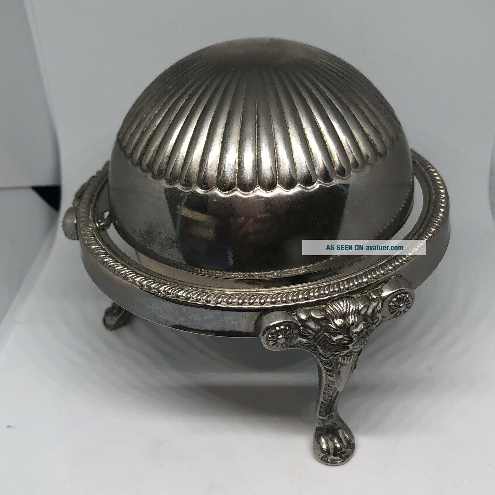Leonard Silverplate, Cover Butter Or Caviar Dish | #2497503