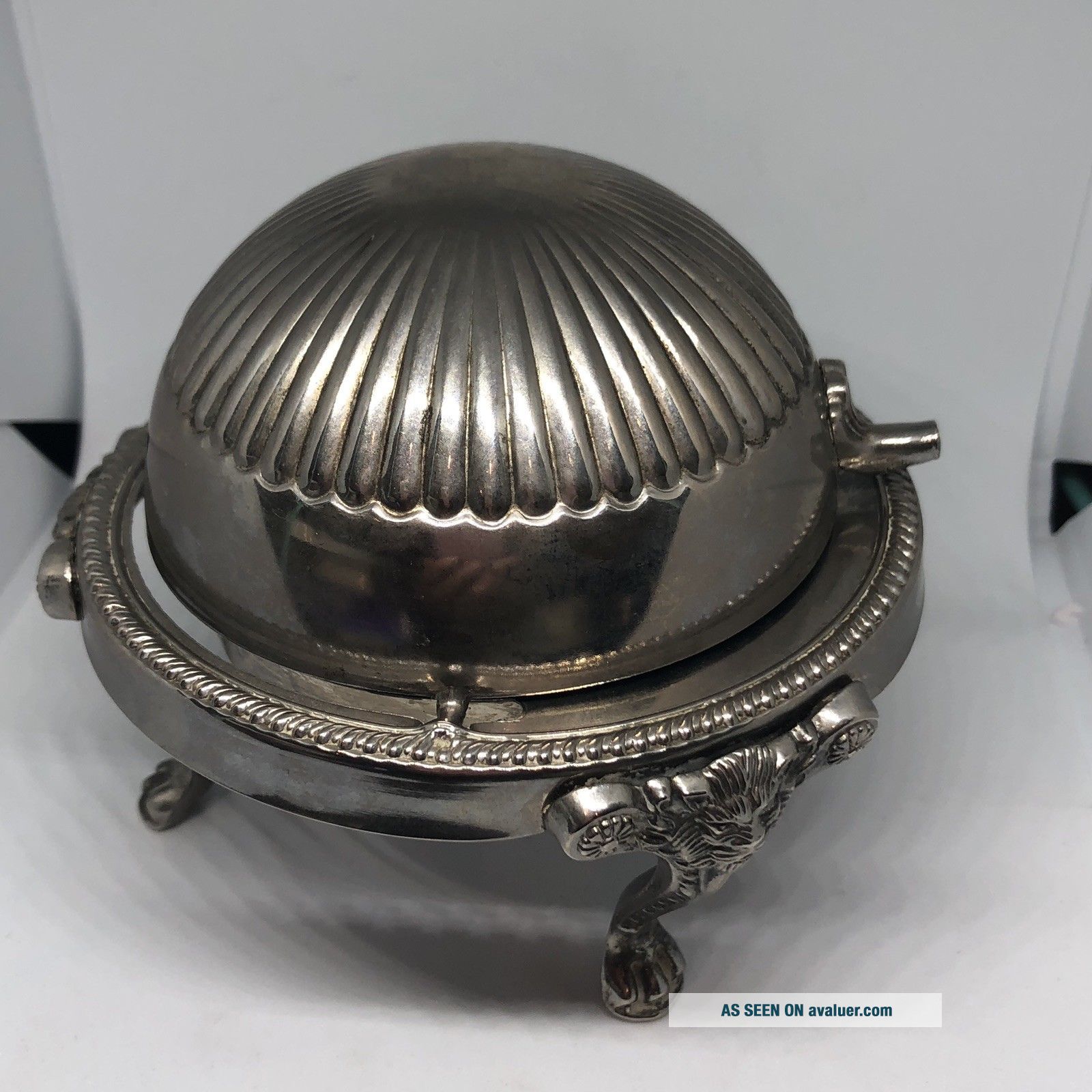 Leonard Silverplate, Cover Butter Or Caviar Dish | #2497503
