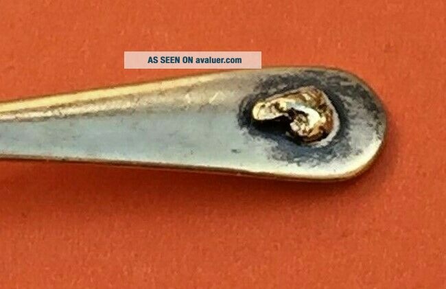 ACTUAL GOLD NUGGET YUKON ALASKA STERLING SILVER SOUVENIR SPOON | #2507708