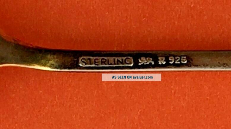 ACTUAL GOLD NUGGET YUKON ALASKA STERLING SILVER SOUVENIR SPOON | #2507708