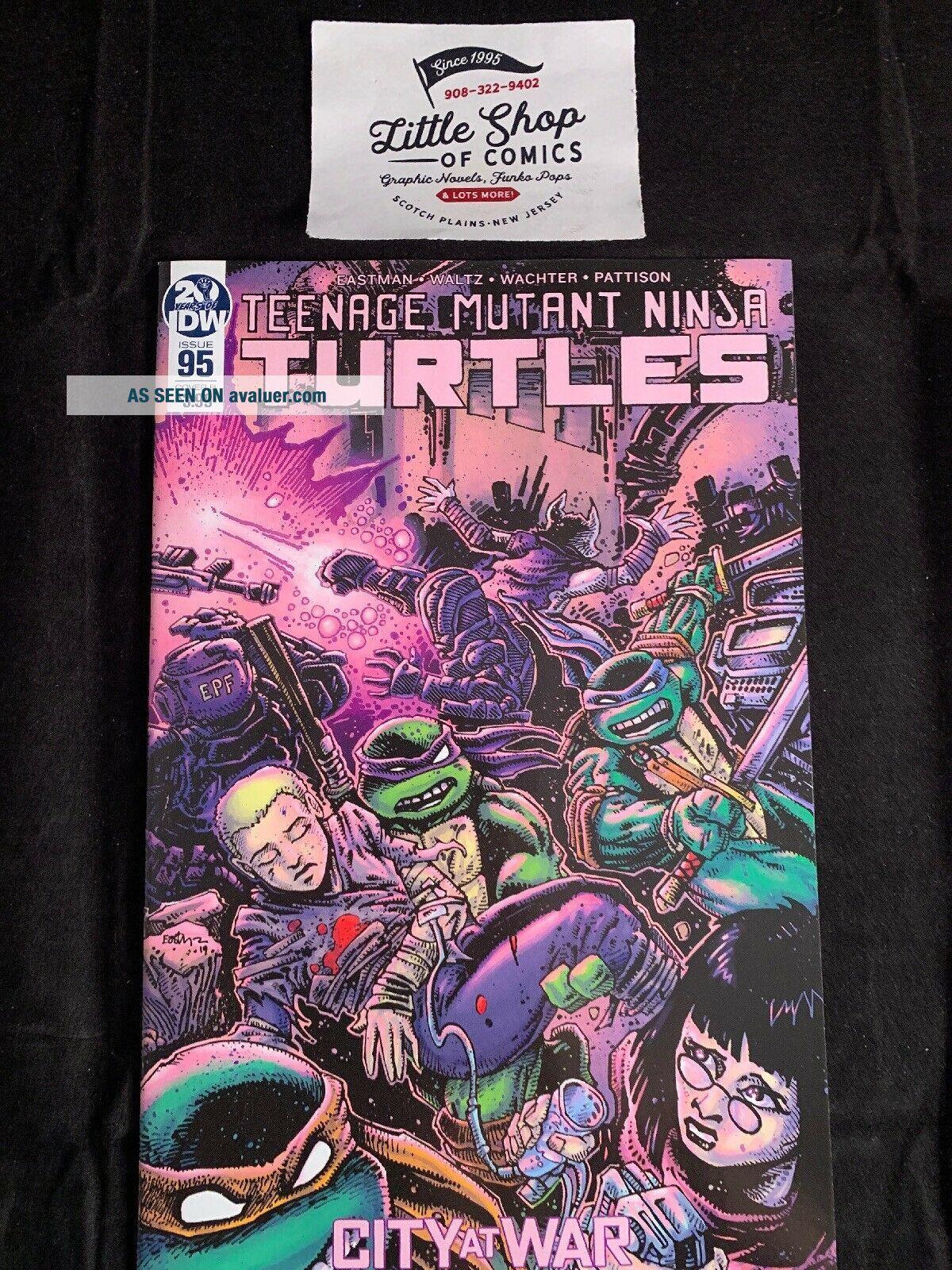 TEENAGE MUTANT NINJA TURTLES 95 NM COVER B 1st JENNIKA TURTLE IDW ...