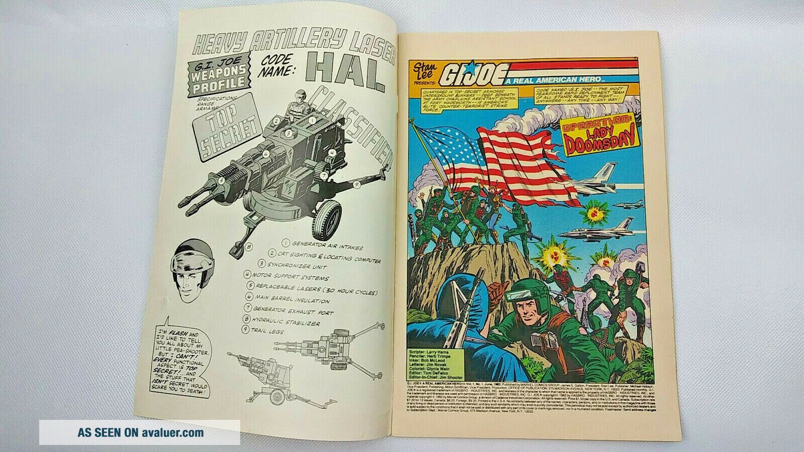 Marvel Comics GI JOE 1 1982 Herb Trimpe 1st Issue | #2574638