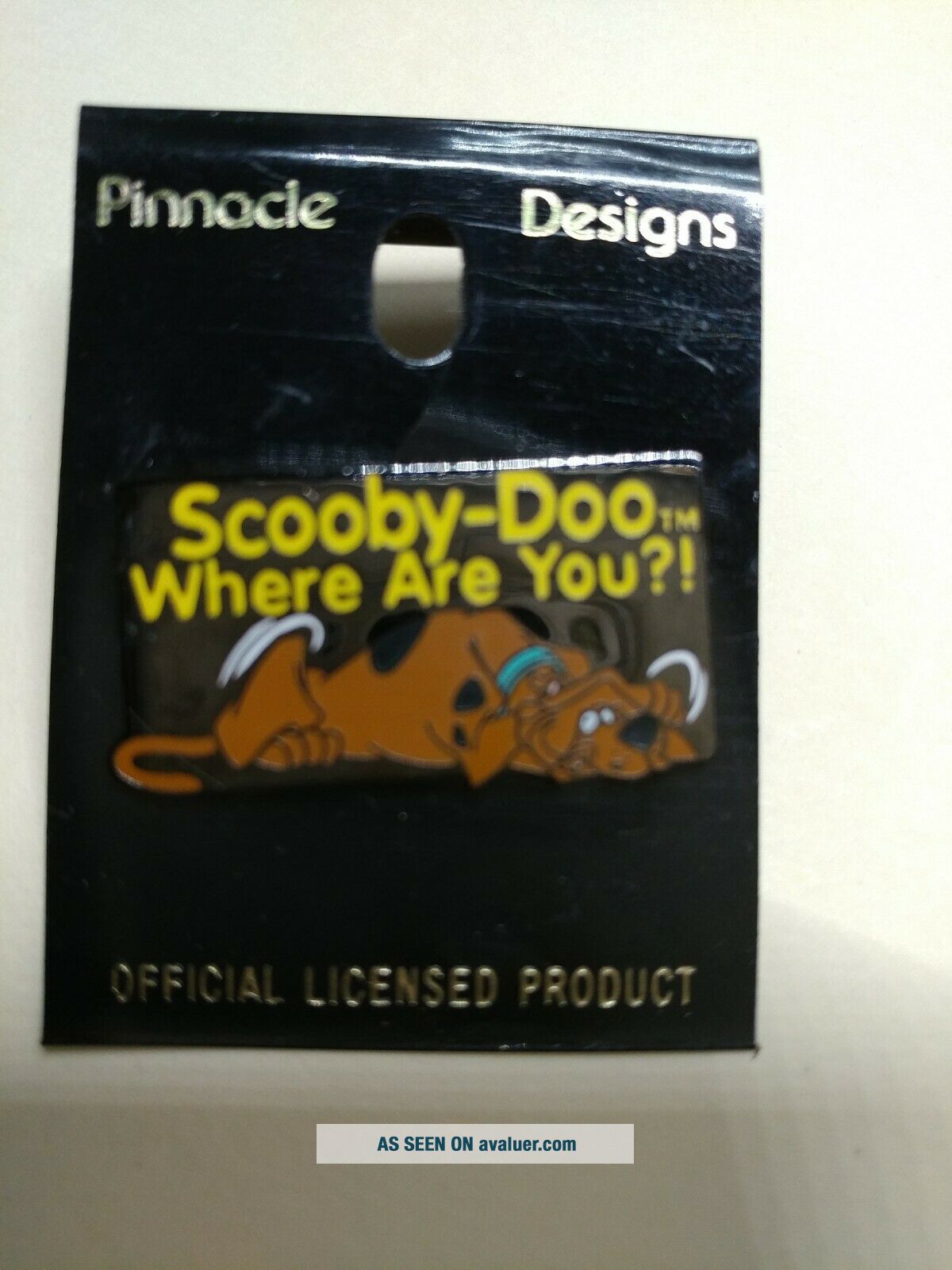 SCOOBY DOO LAPEL PIN By Pinnacle Design Push Back Vintage Pin 2000 NIP ...