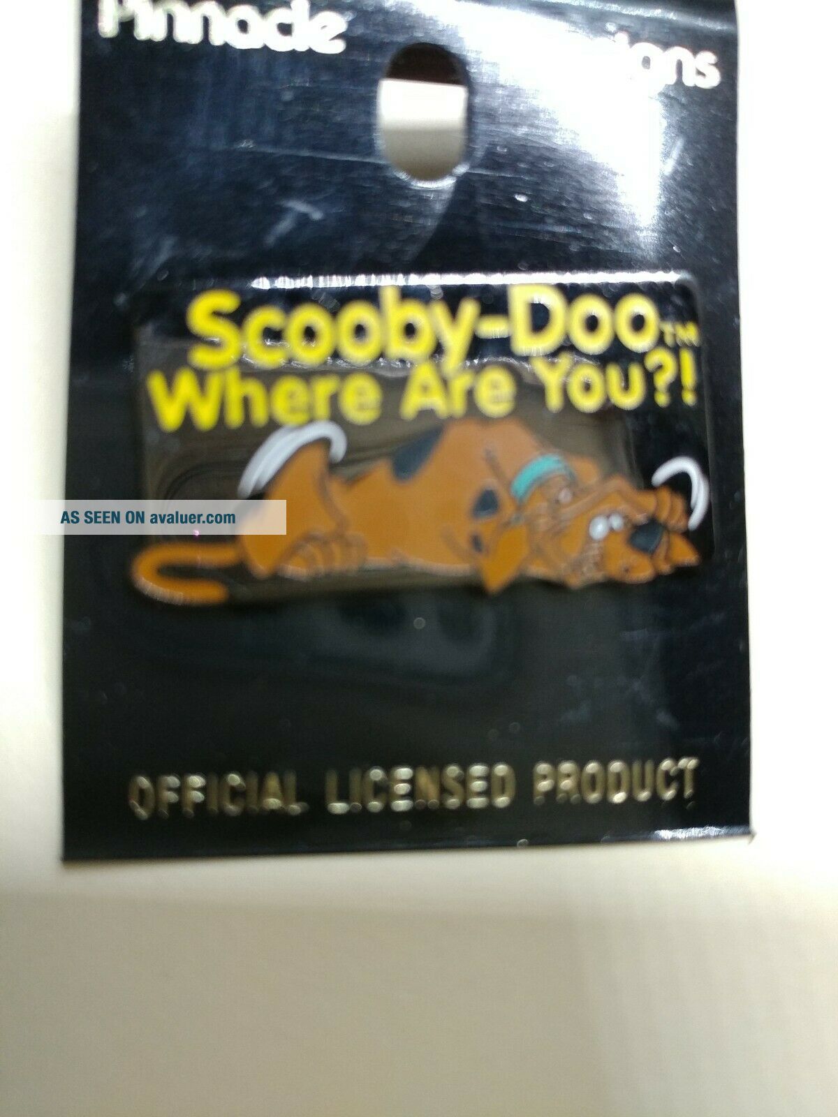 SCOOBY DOO LAPEL PIN By Pinnacle Design Push Back Vintage Pin 2000 NIP ...