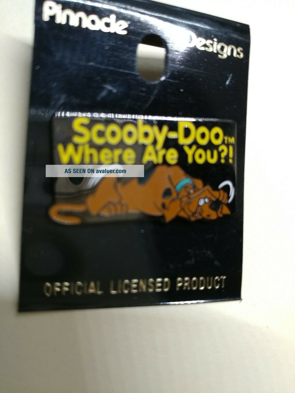 SCOOBY DOO LAPEL PIN By Pinnacle Design Push Back Vintage Pin 2000 NIP ...