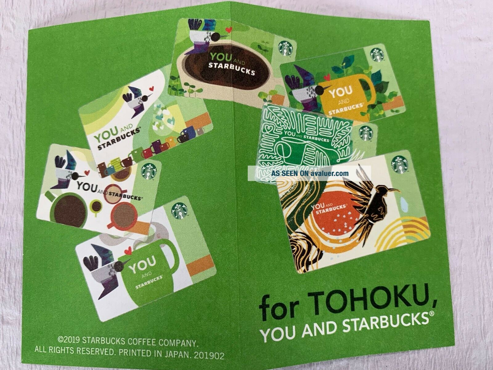 Starbucks Japan Released Humming Bird Gift Card 2019 Tohoku | #2519075