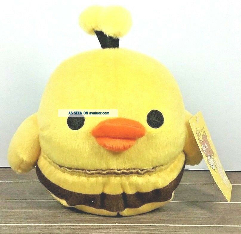 7” San - X Kiiroitori Honey Bee Costume Plush Rilakkuma Yellow Duck ...