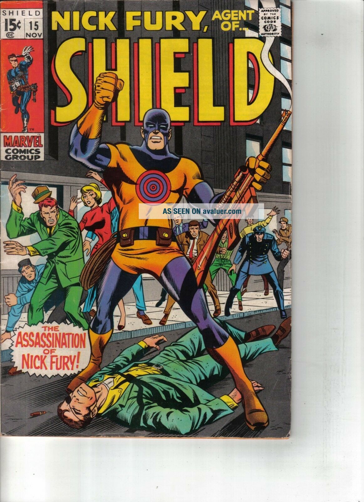 Nick Fury Agent Of SHIELD 15 ' 69 W:Friedrich A:Trimpe First App/Death ...