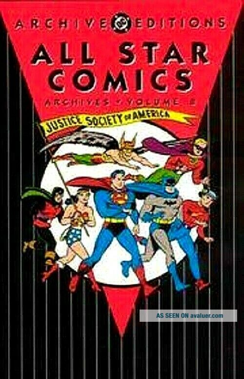 DC ALL STAR COMICS GOLDEN AGE ARCHIVE EDITION 8 HC HARD BACK TRADE ...