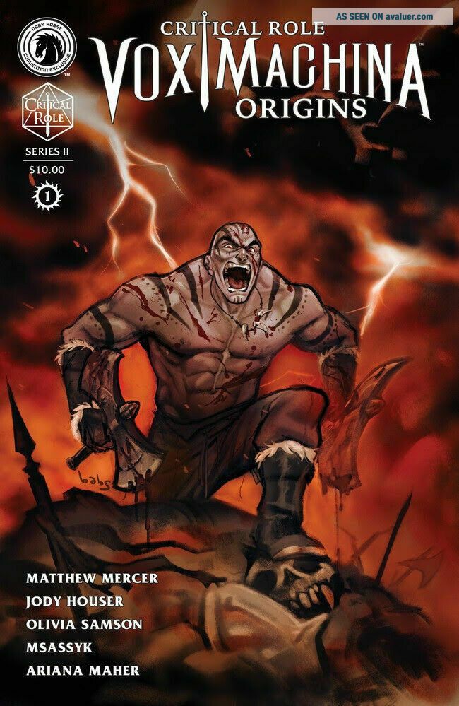 CRITICAL ROLE VOX MACHINA ORIGINS II 1 BABS TARR SDCC 2019 VARIANT ...
