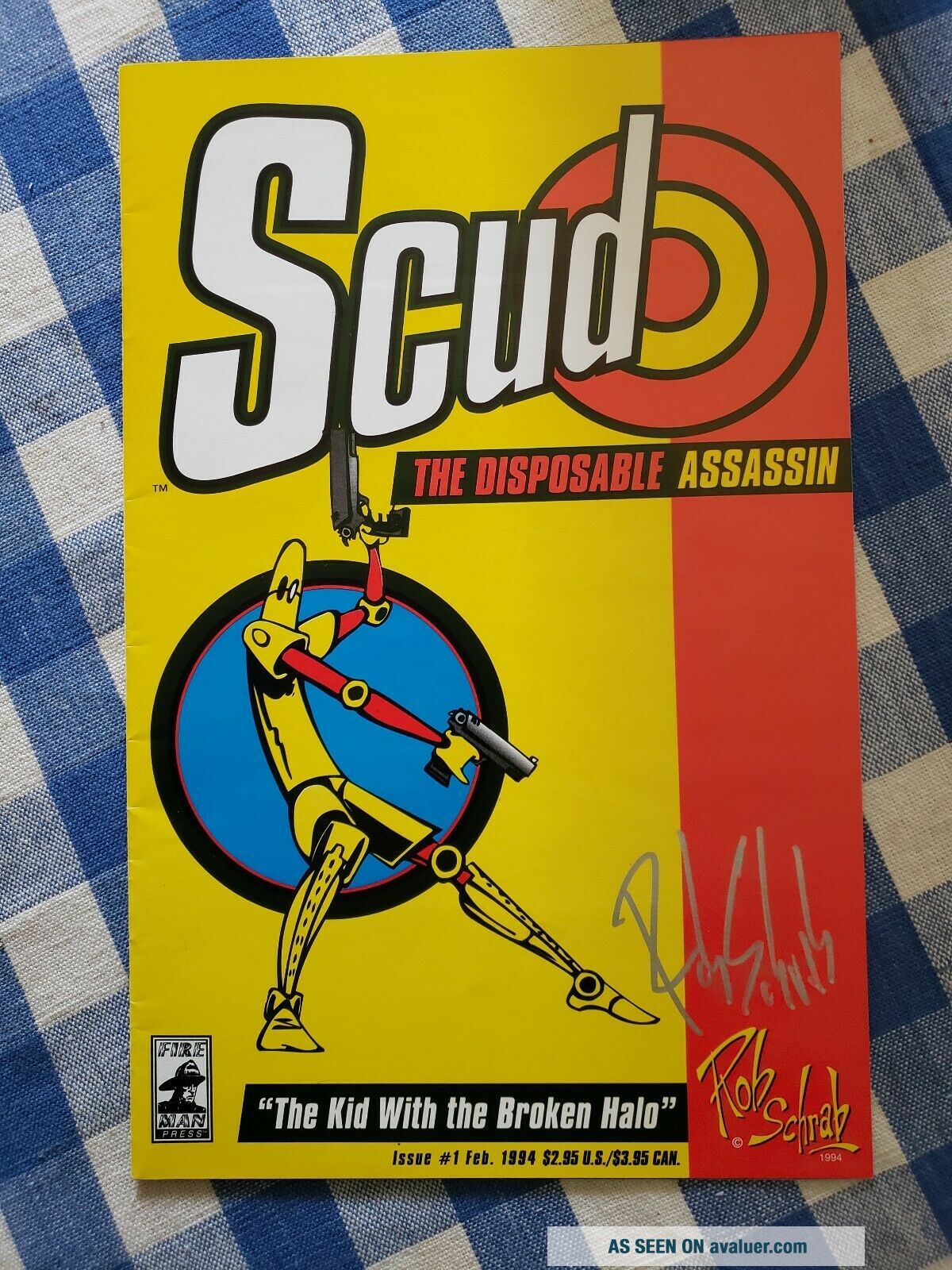 Scud The Disposable Assassin 1 (1994) 1st Print Signed By Rob Schrab ...