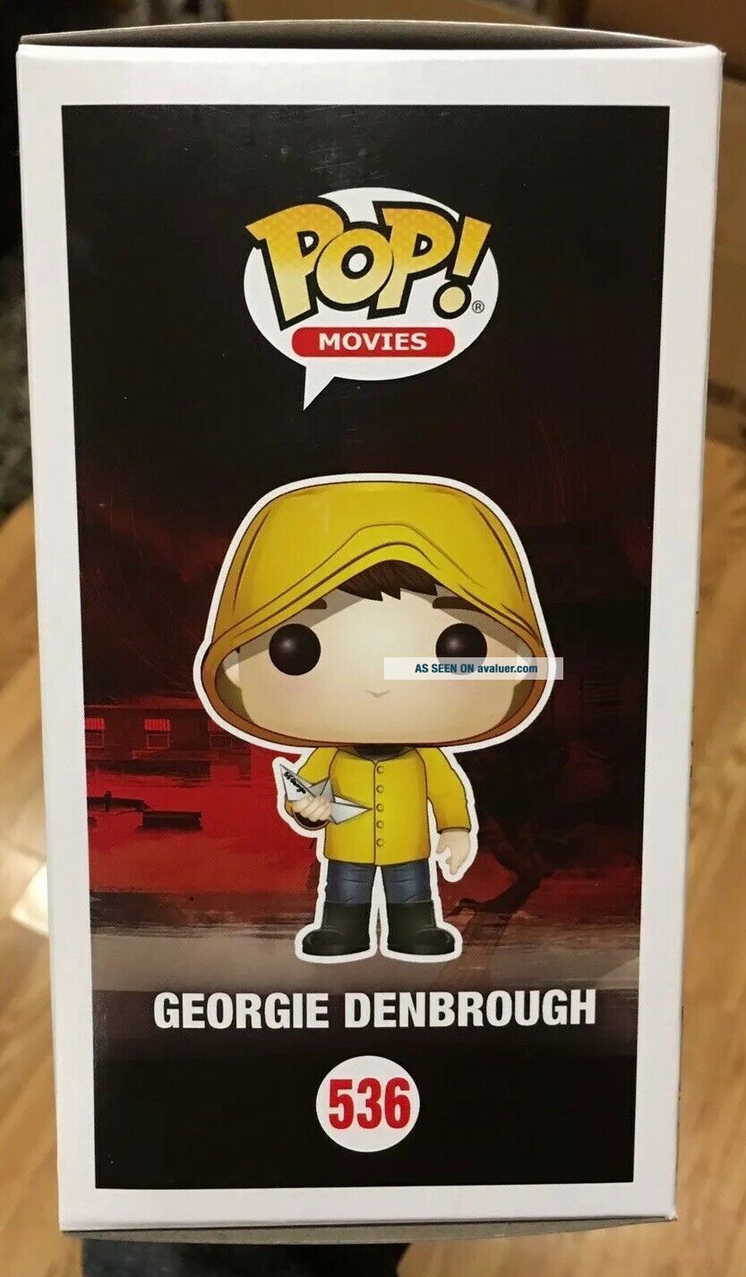 Funko Pop It Georgie Denbrough Signed Jackson Robert Scott & Bill ...