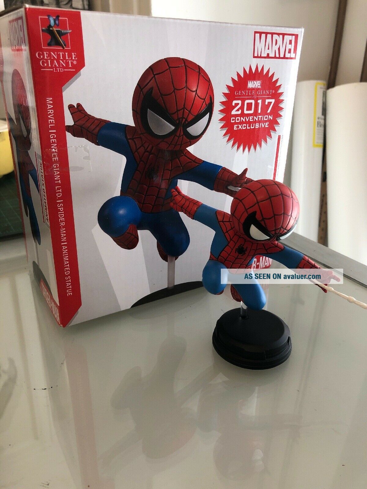 Marvel SPIDER - MAN Animated Statue Gentle Giant Skottie Young Avengers ...