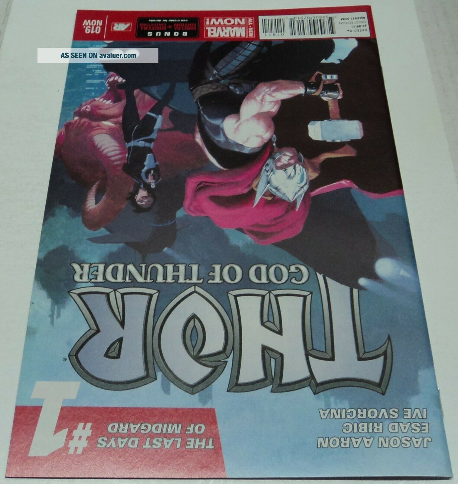 THOR GOD OF THUNDER 19 RARE (Marvel 2014) 1st App DARIO AGGER (FN/VF ...