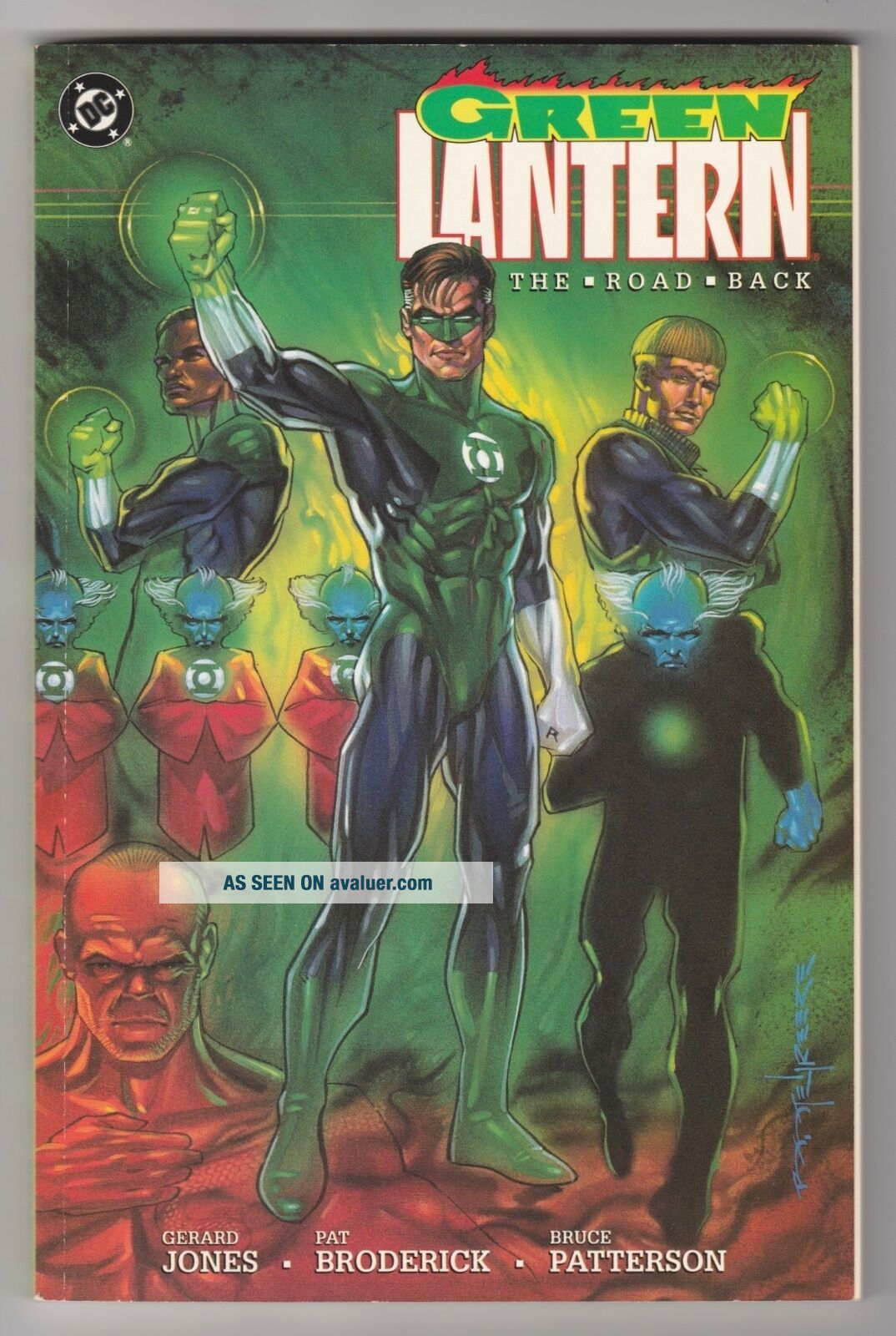 Green Lantern The Road Back Graphic Novel Gerard Jones 1992 Near 1st ...
