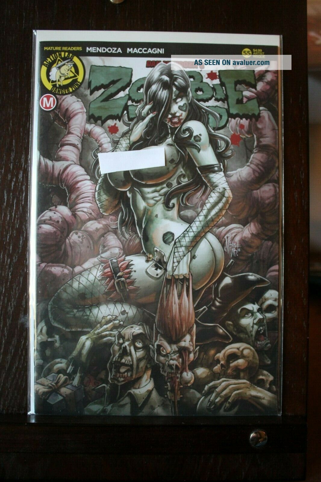 Zombie Tramp 55 Artist Risque Cover D Danger Zone Action Lab NM | #2675142