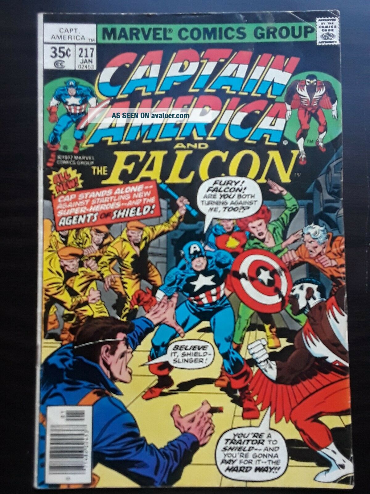 Captain America And Falcon 217 (Marvel Comics) 1st Quasar Key Issue ...