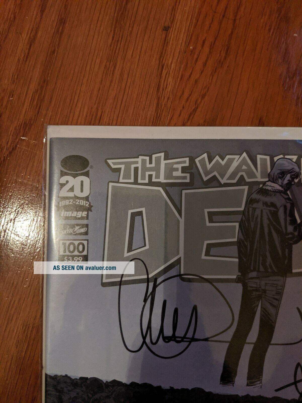 THE WALKING DEAD 100 SIGNED BY ROBERT KIRKMAN& CHARLES ADLARD. DF ...