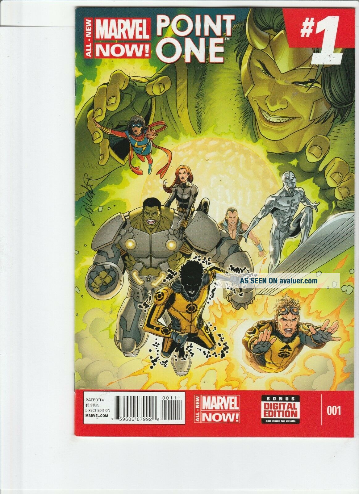 ALL MARVEL NOW POINT ONE 1 1ST FULL APP KAMALA KHAN AS MS MARVEL 2004 ...
