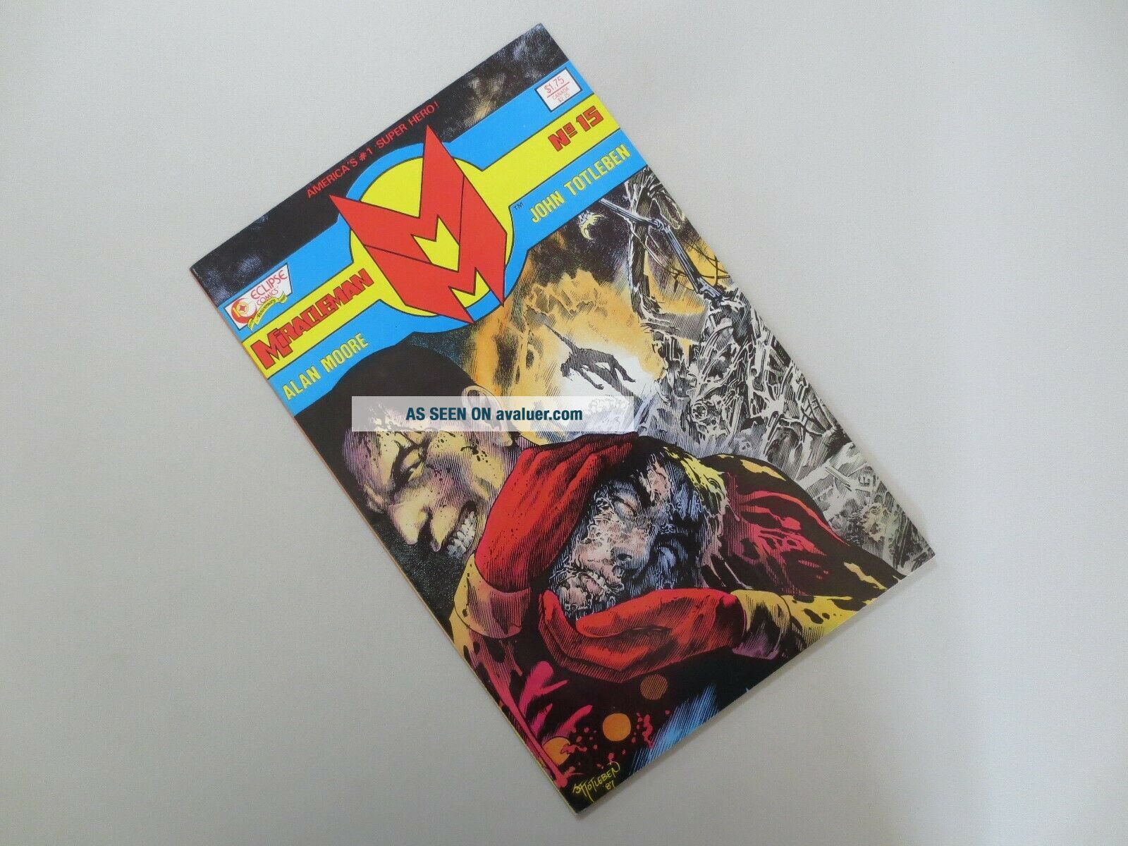 MIRACLEMAN 15 DEATH OF KID MIRACLEMAN 1988 ALAN MOORE ECLIPSE COMICS ...