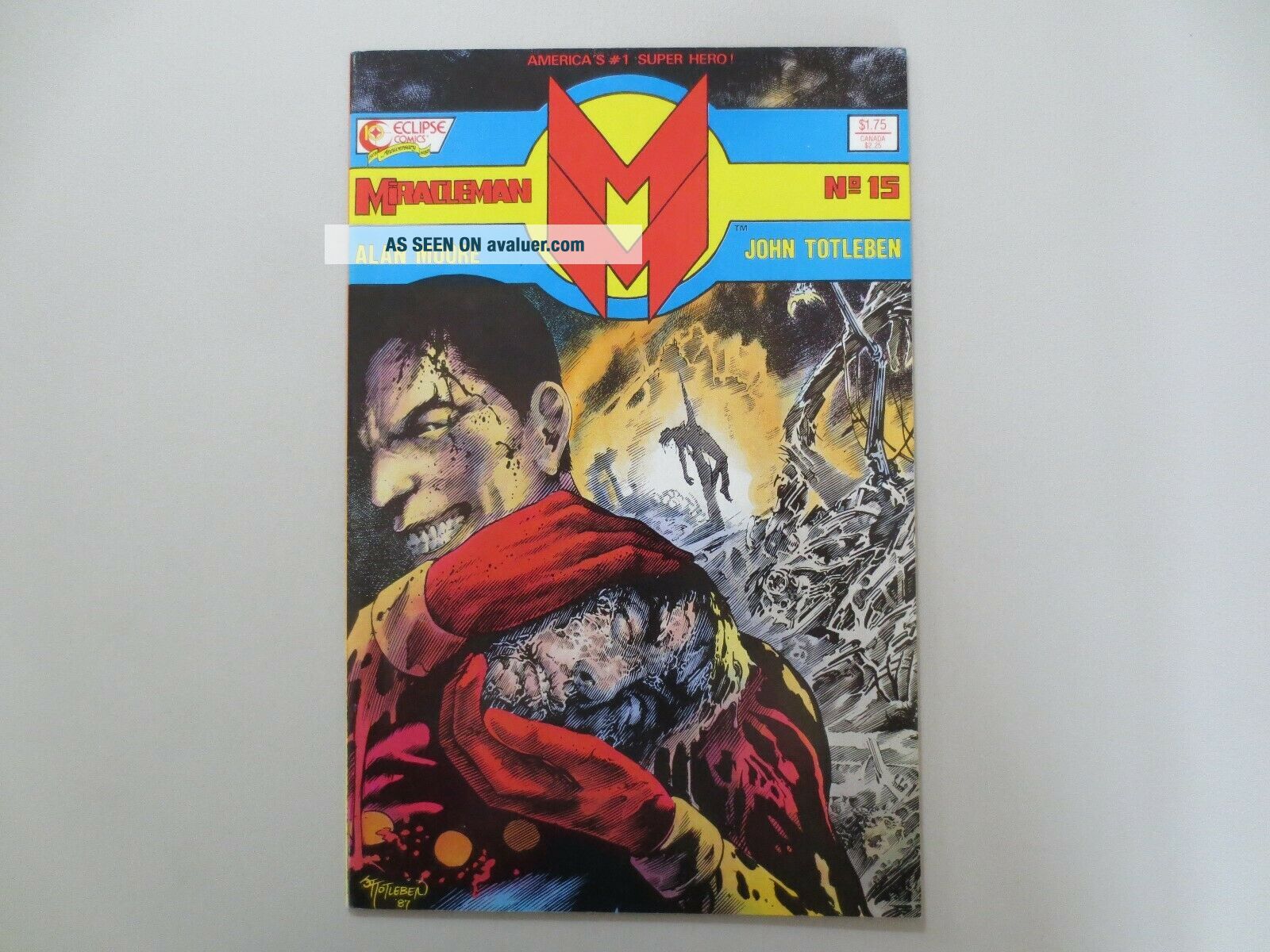 MIRACLEMAN 15 DEATH OF KID MIRACLEMAN 1988 ALAN MOORE ECLIPSE COMICS ...