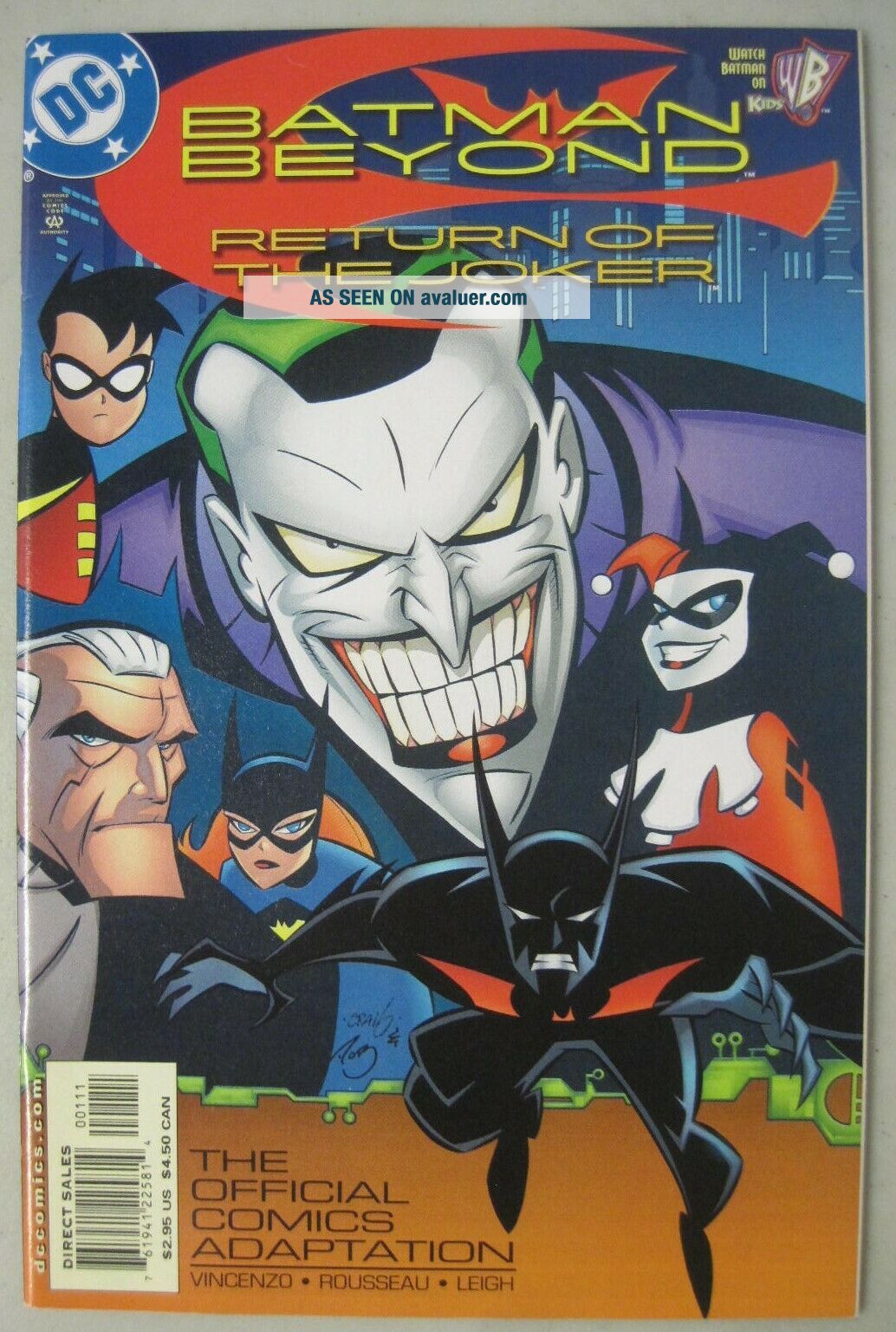 BATMAN BEYOND: RETURN OF THE JOKER 1 DC COMICS EARLY HARLEY QUINN ...