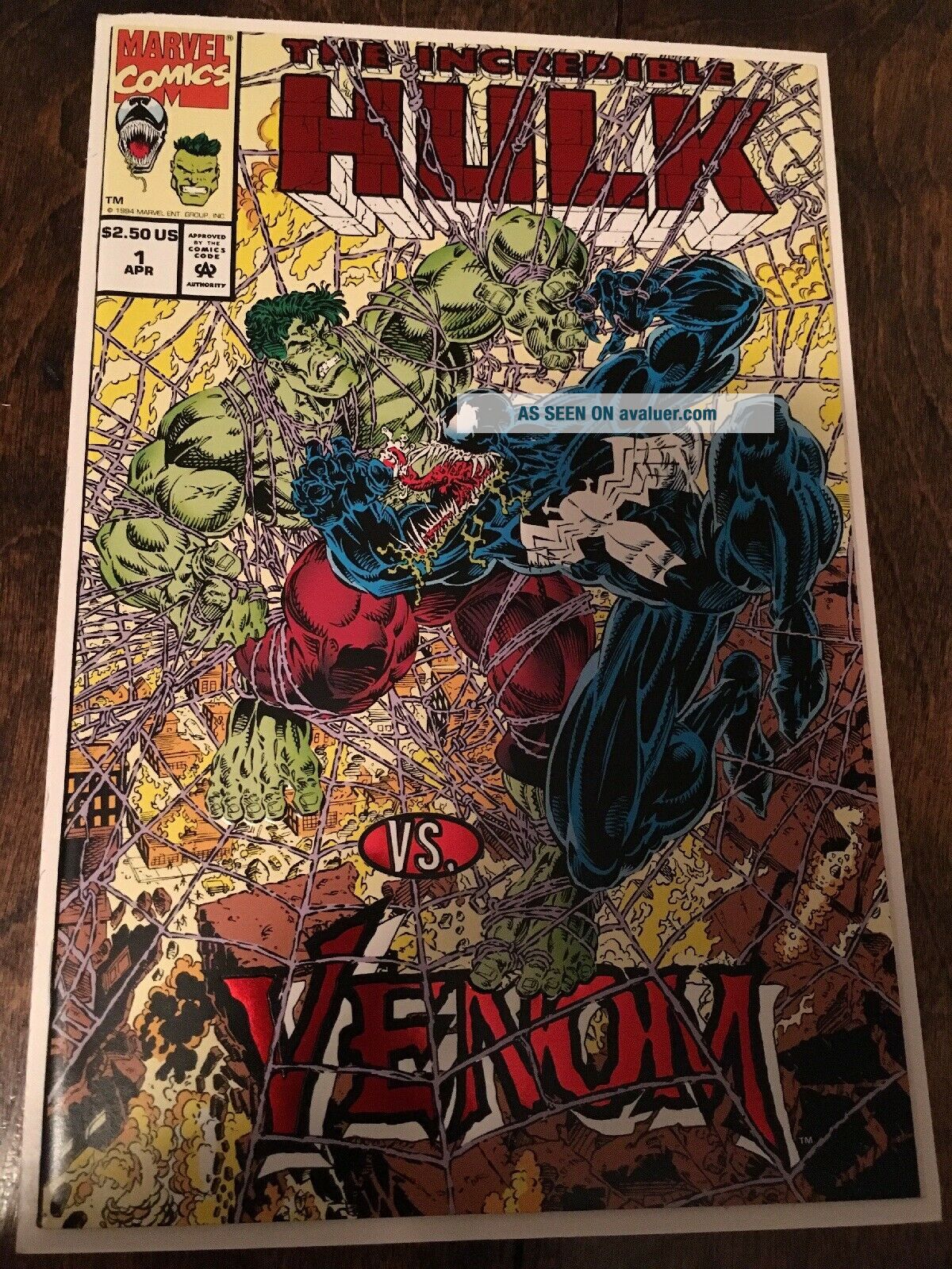 Incredible Hulk Vs Venom 1 Marvel Comics 1994 Exclusive Mail Order ...