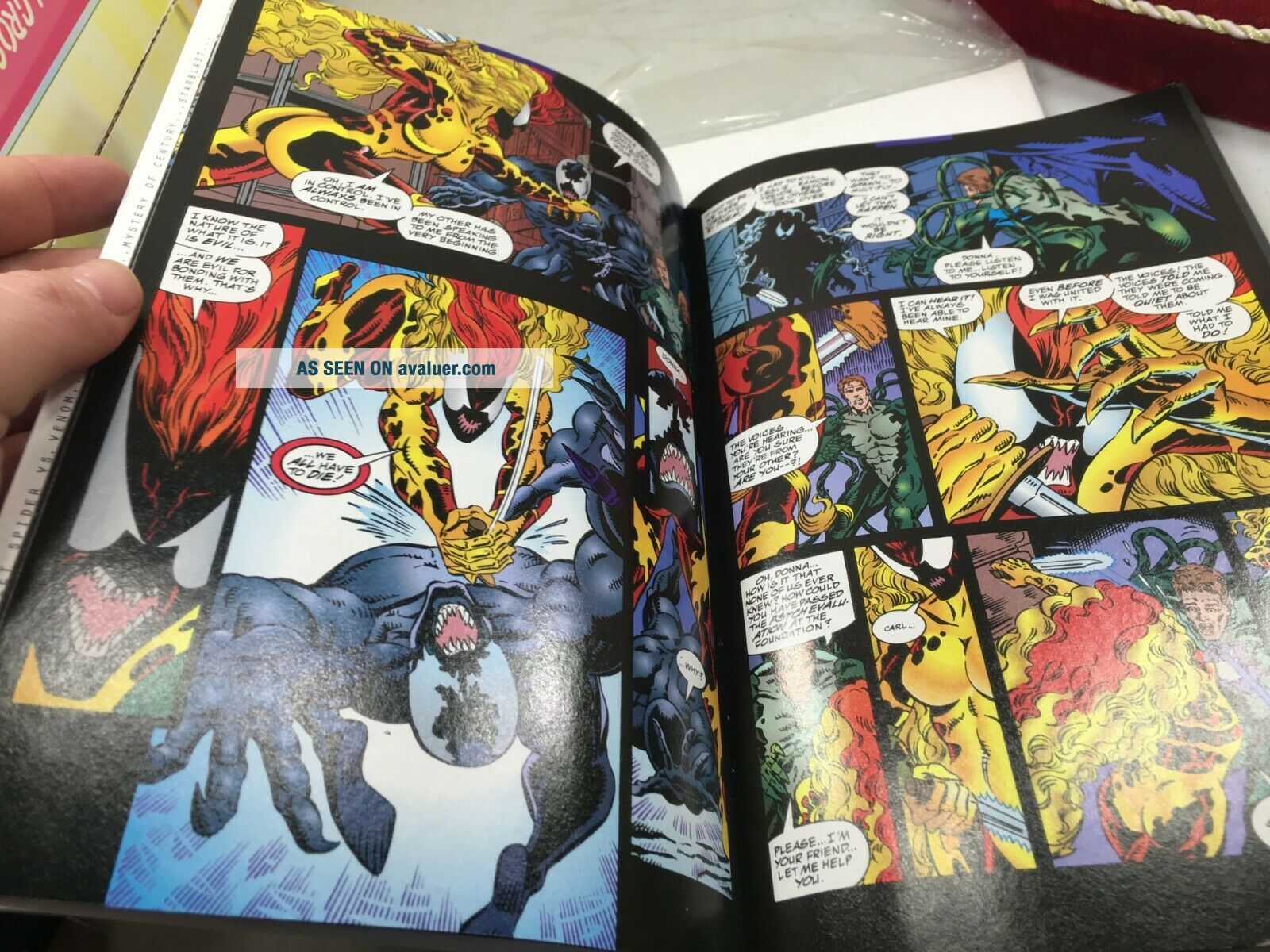 Marvel Comics Group Venom Separation Anxiety No. 4 Of Four Direct ...