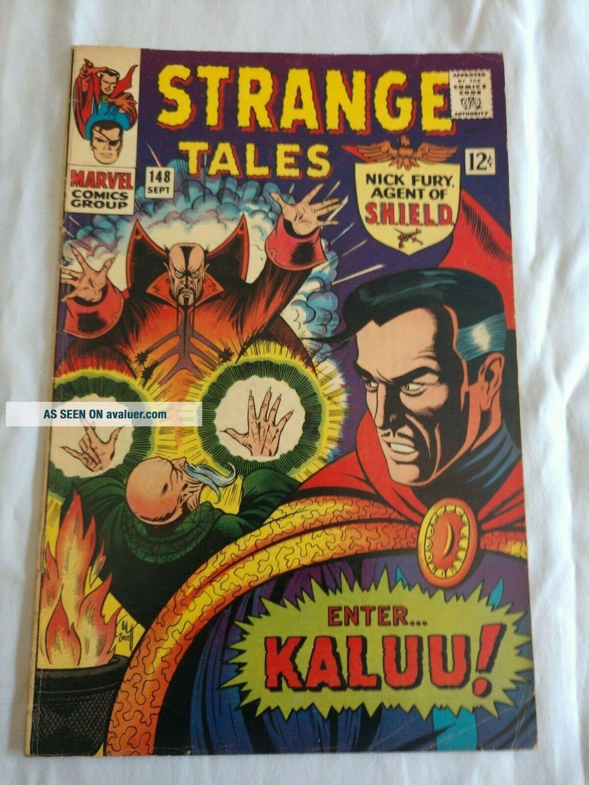Strange Tales 148 1966 1st Full App Kaluu, Ancient One Origin, 1st ...