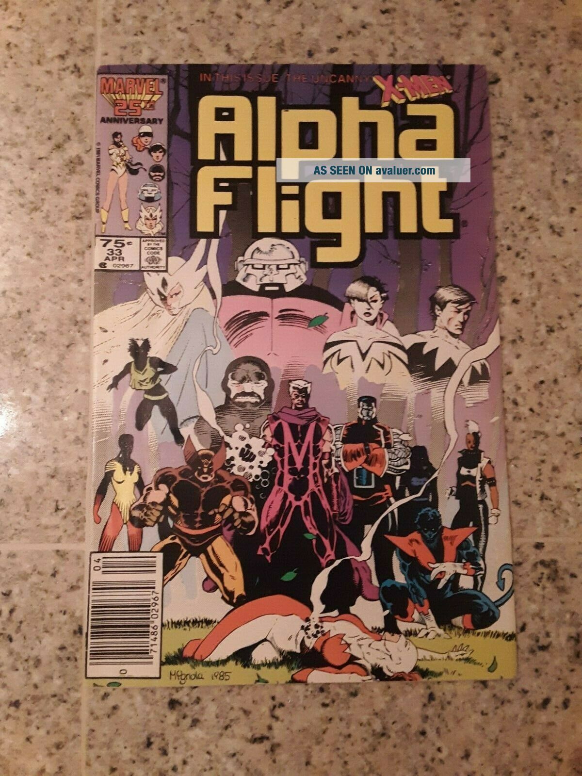 ALPHA FLIGHT (1983 Series) 33 Near Comics Book - 1st Lady Deathstrike ...