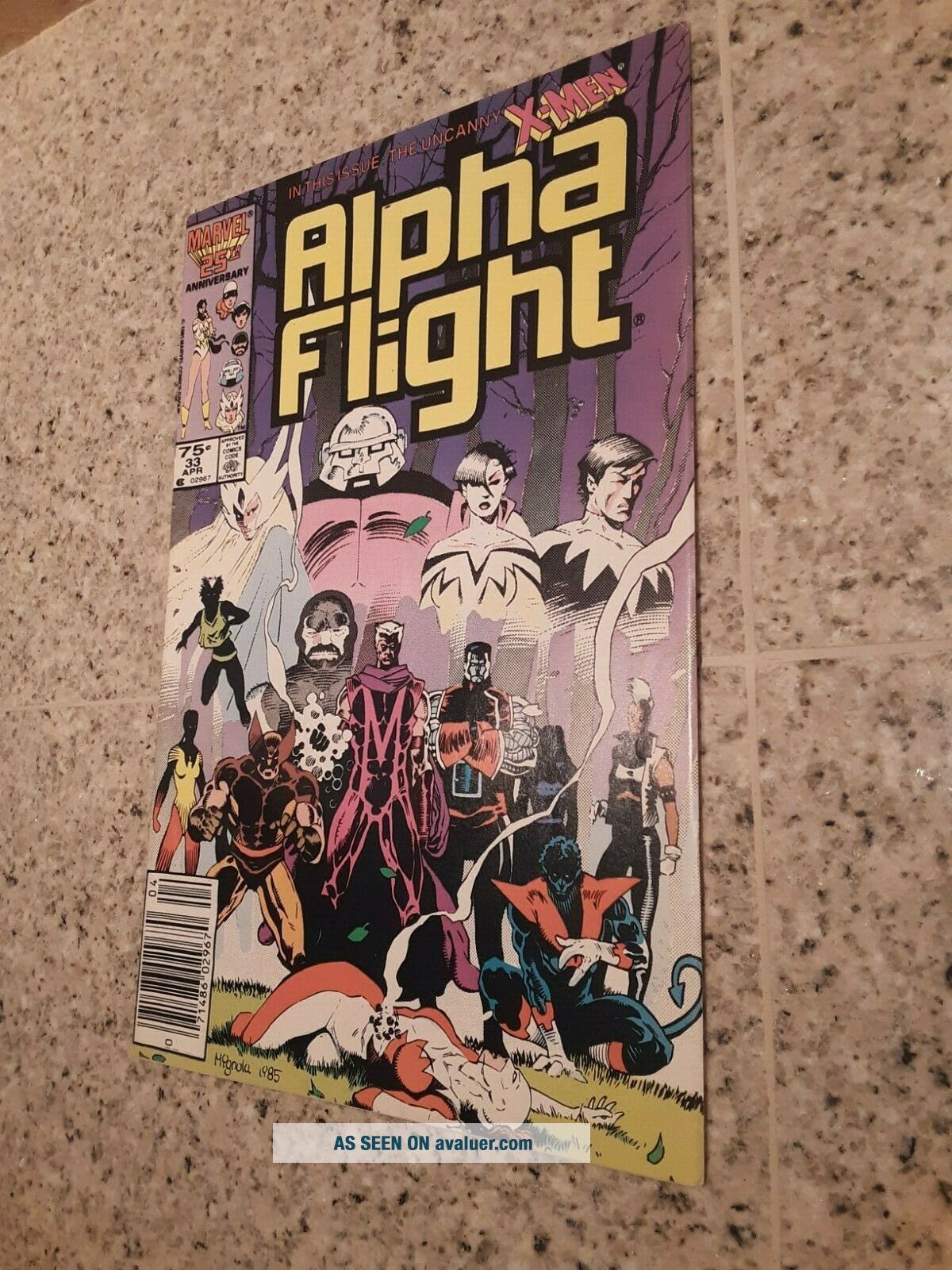 ALPHA FLIGHT (1983 Series) 33 Near Comics Book - 1st Lady Deathstrike ...