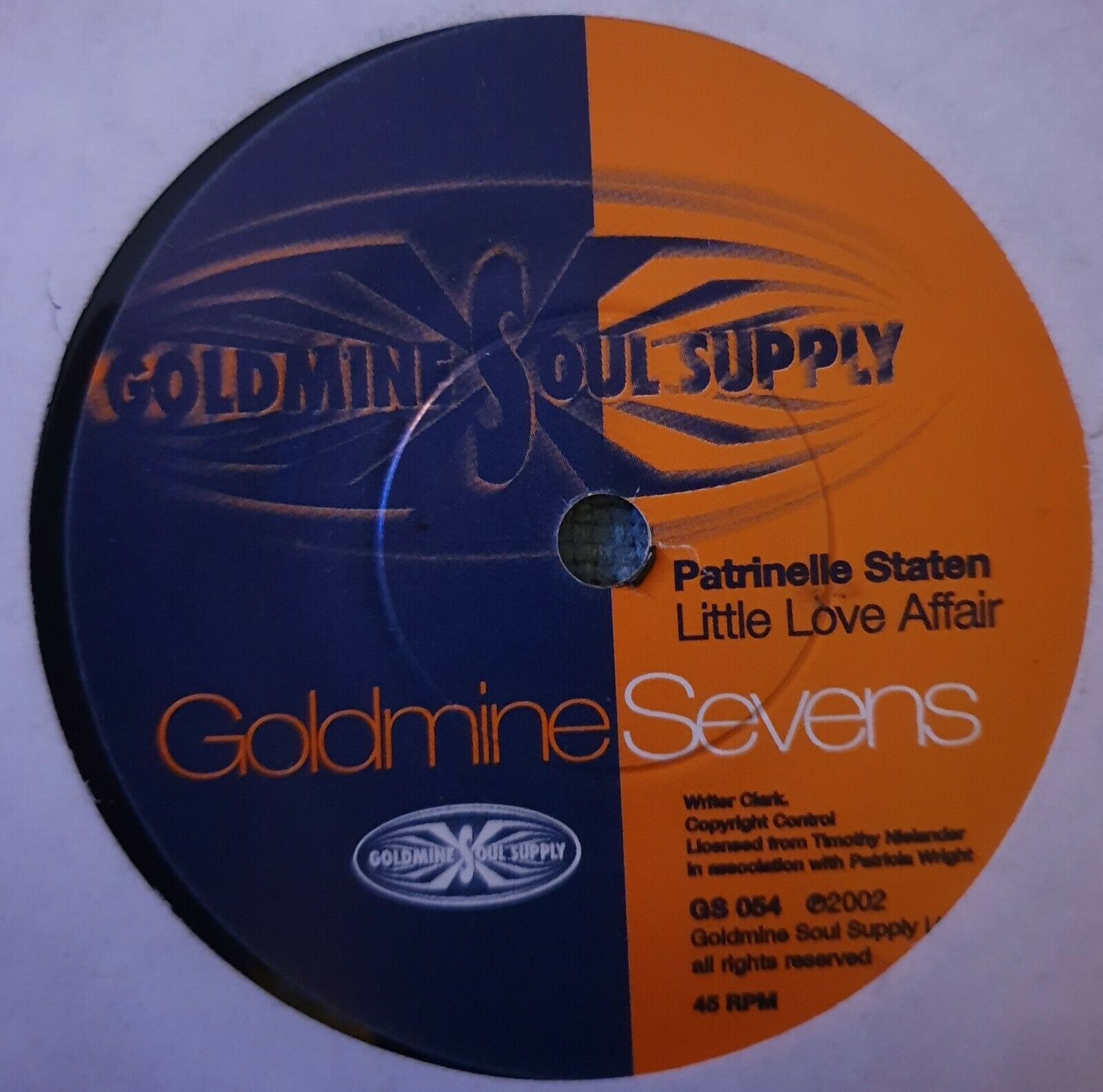 PATRINELLE STATEN☆ LITTLE LOVE AFFAIR/THE DEBONAIRS☆LOVING YOU TAKES ...