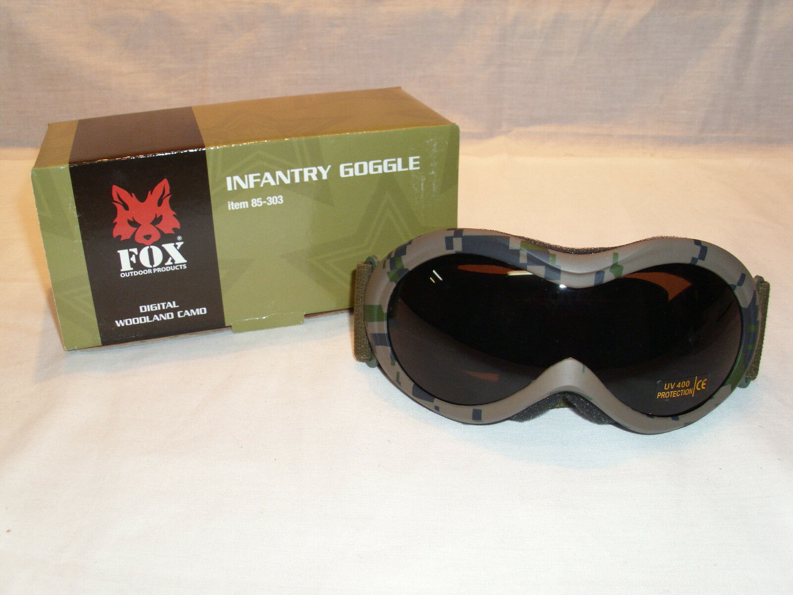 Military Tactical INFANTRY Shatterproof UV Rated GOGGLES MARPAT Digi ...