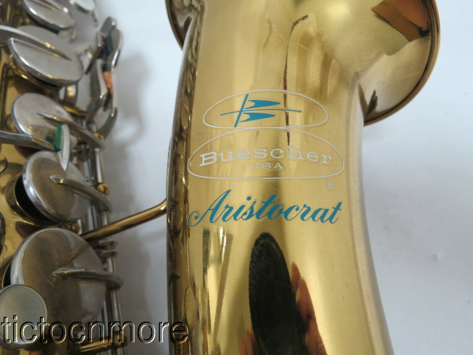 VINTAGE BUESCHER ARISTOCRAT TWO TONE SAX SAXOPHONE SERIAL No. 146824 ...