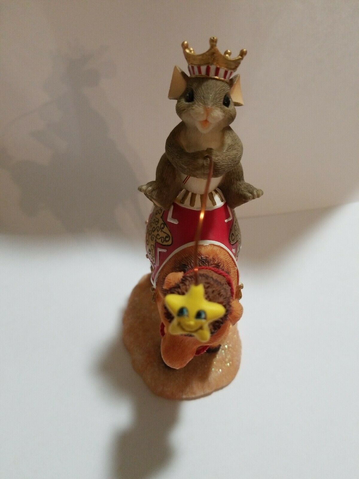Charming Tails He Will Light The Way 87/256 Mouse King On Camel Fitz ...