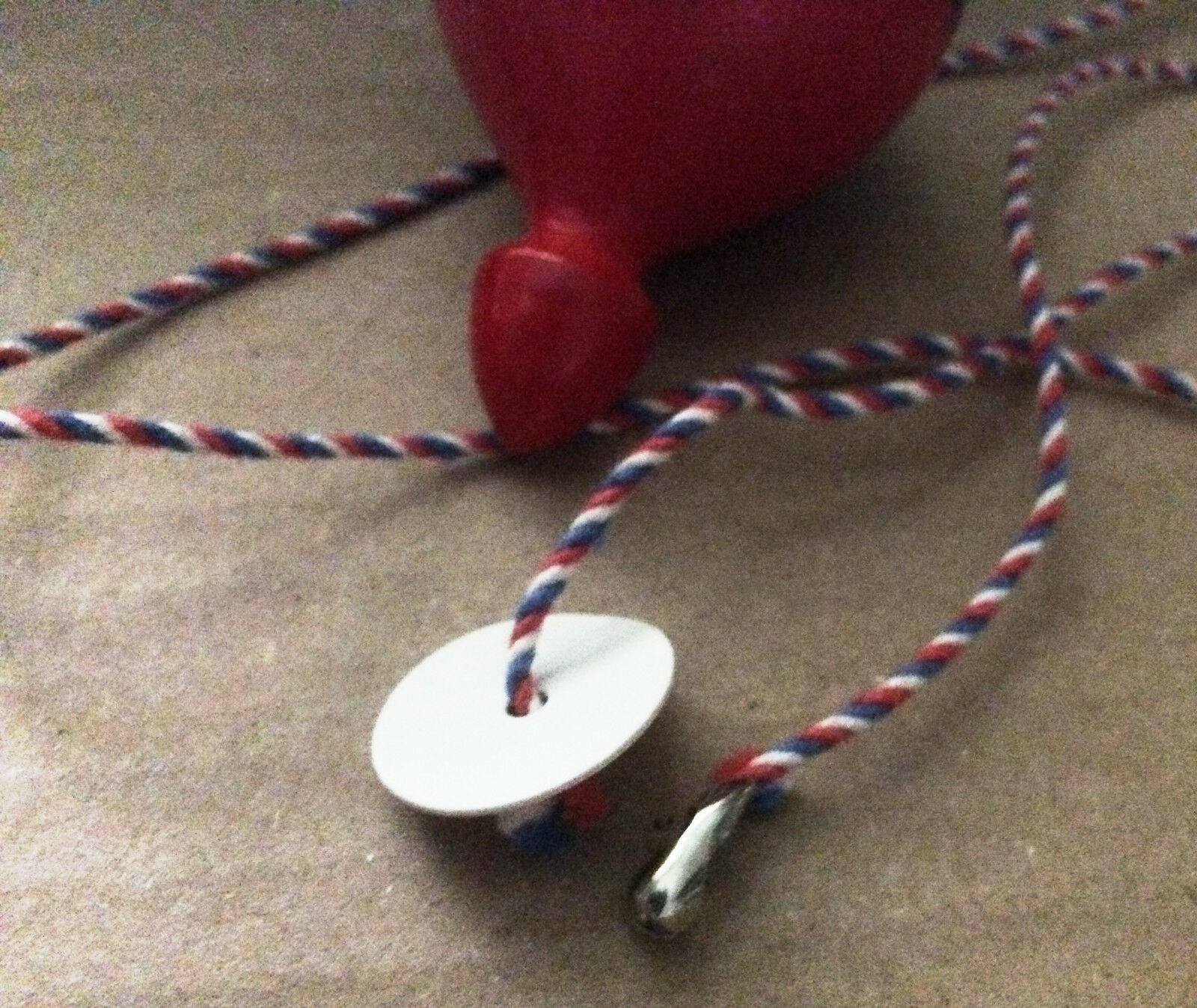 Vintage 1950 ' S ROYAL CHAMPION TROM PRO Red Wooden Spinning Top And ...