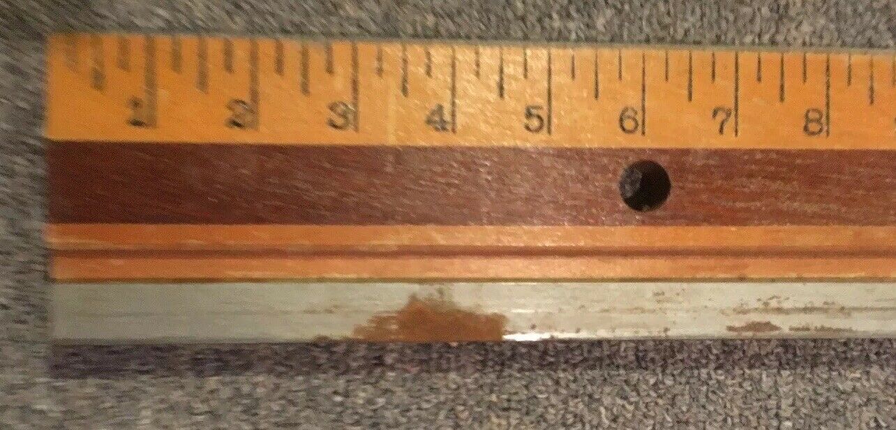 Vintage 6ft Ridgely Wood Steel Straight Edge Ruler Wallpaper Tape ...
