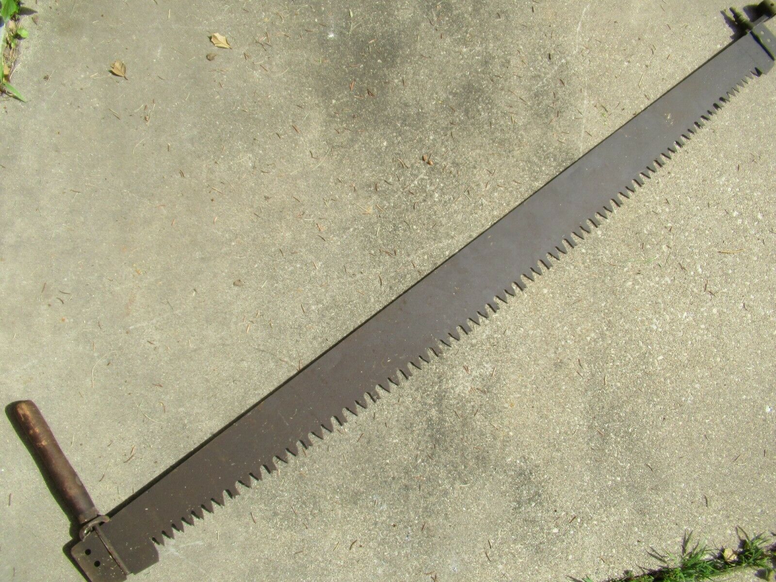 Vintage E C ATKINS 72 " Two Man Crosscut Logging Saw With Wood Handle ...