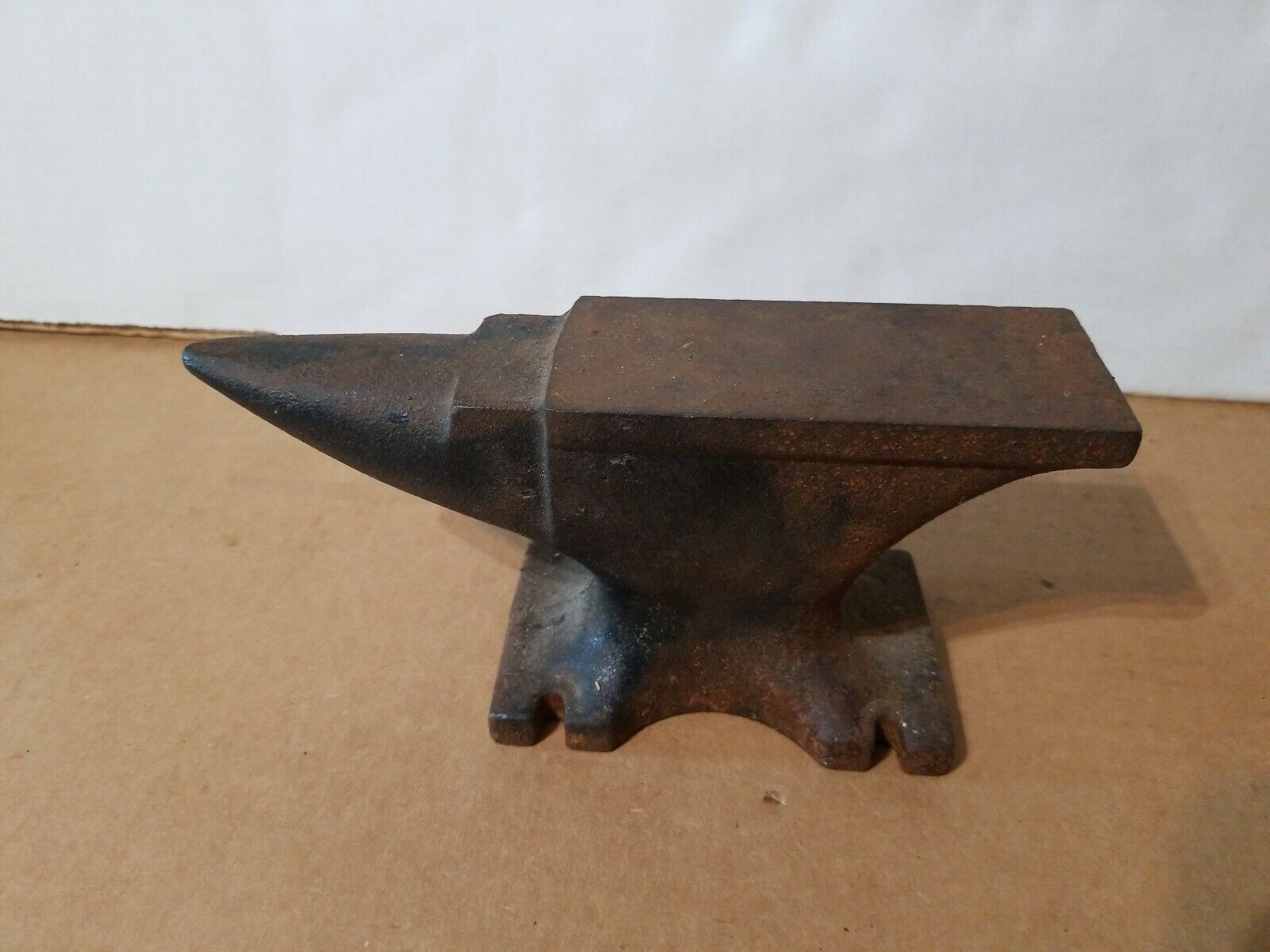 Antique Cast Iron Small ANVIL Blacksmith Jeweler Farrier 6 LB Unknown ...