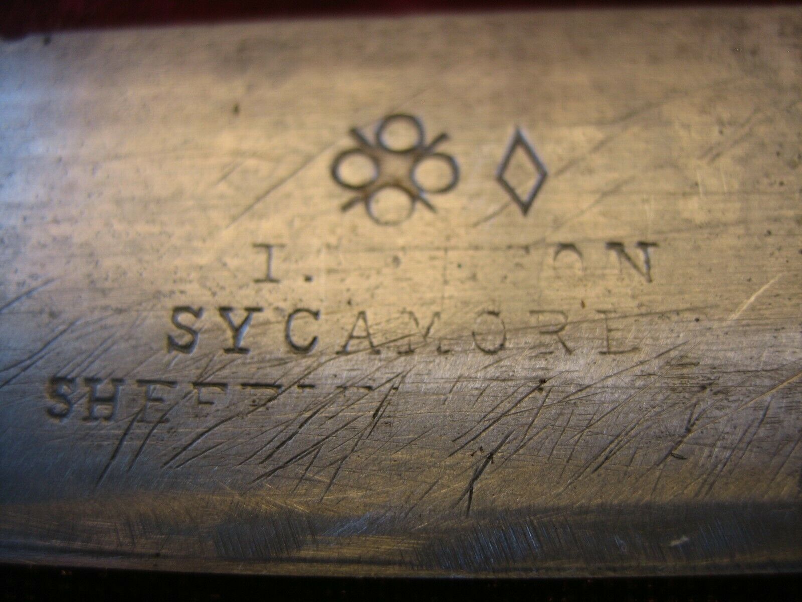 Antique I Wilson Sycamore St Sheffield England Skinning Knife | #16722954