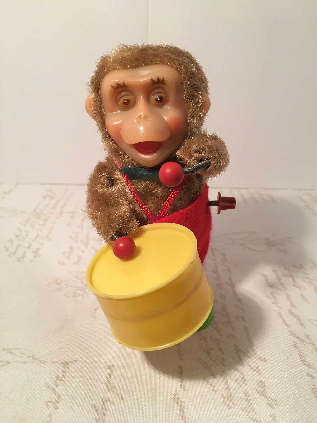 Vintage Drummer Monkey Wind Up Toy With Drum Hong Kong | #16704450