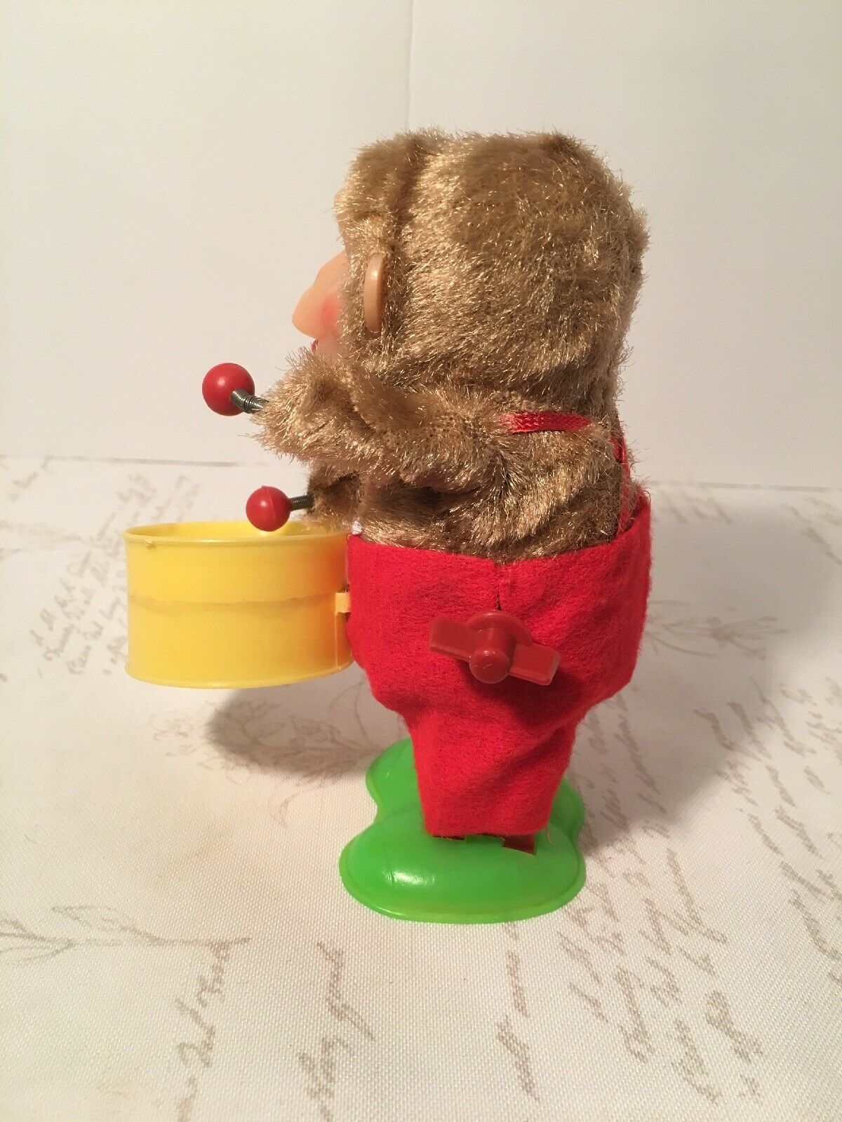 Vintage Drummer Monkey Wind Up Toy With Drum Hong Kong | #16704450