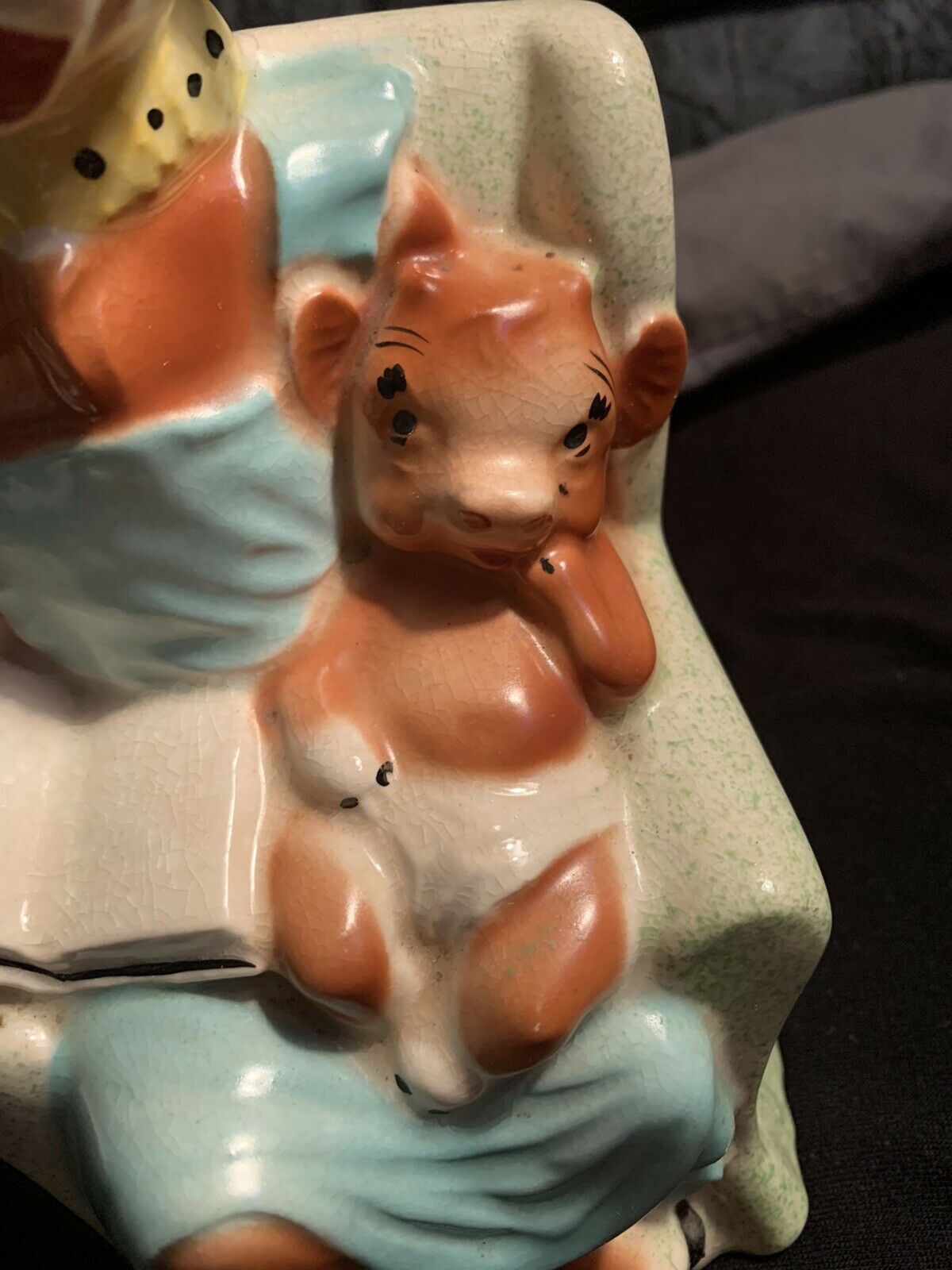 Vintage 1940s Elsie The Cow With Beauregard Borden Dairy Icecream Lamp ...